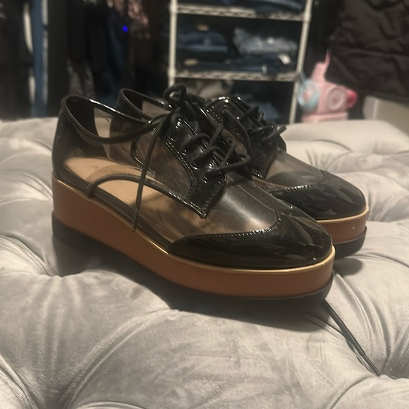 Aldo | Shoes | Black And Tan Platforms | Poshmark
